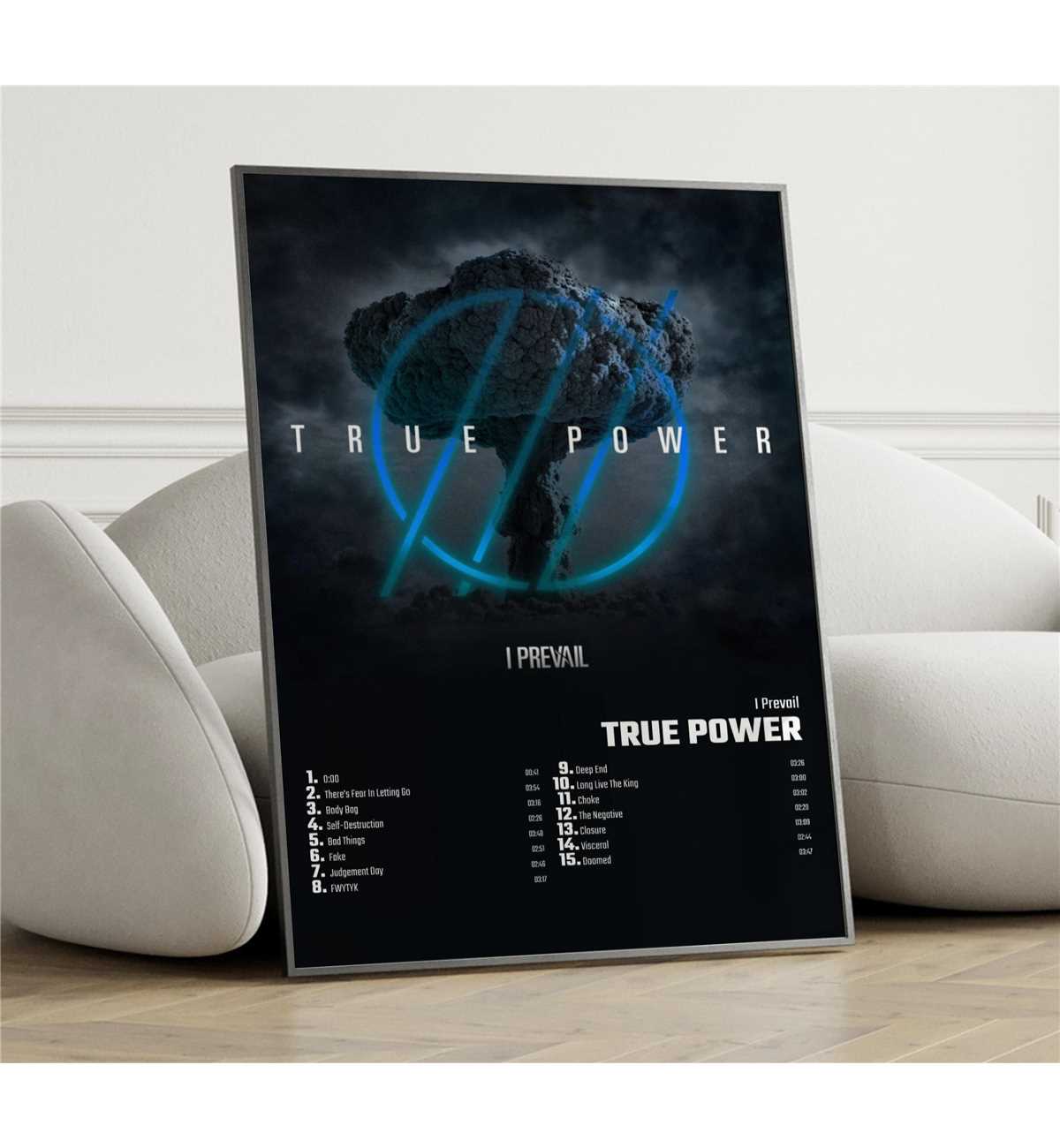 I Prevail - True Power Album Cover Poster | Inspire Uplift