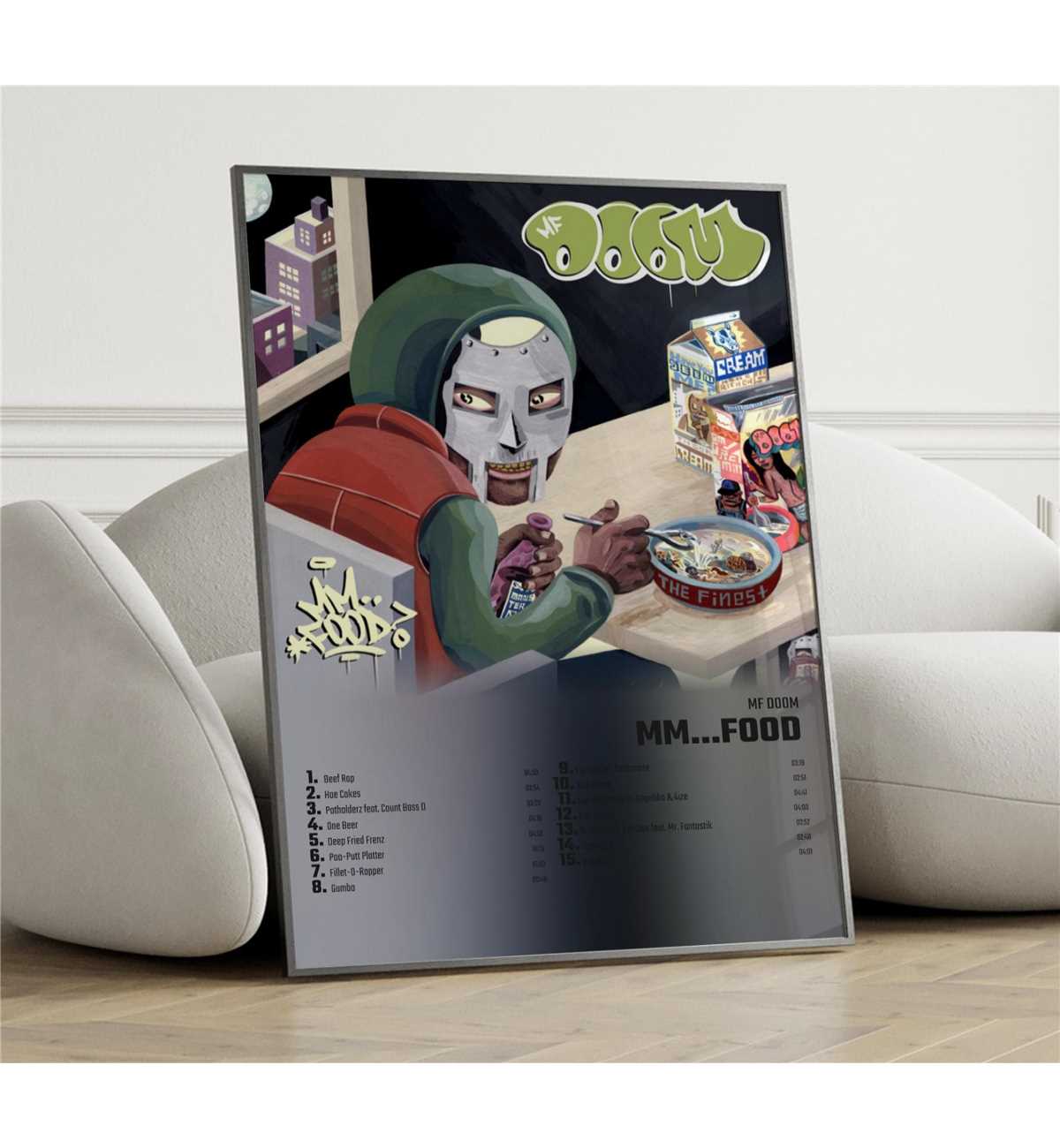 Mf Doom - Mm..food Album Cover Poster, Wall | Inspire Uplift