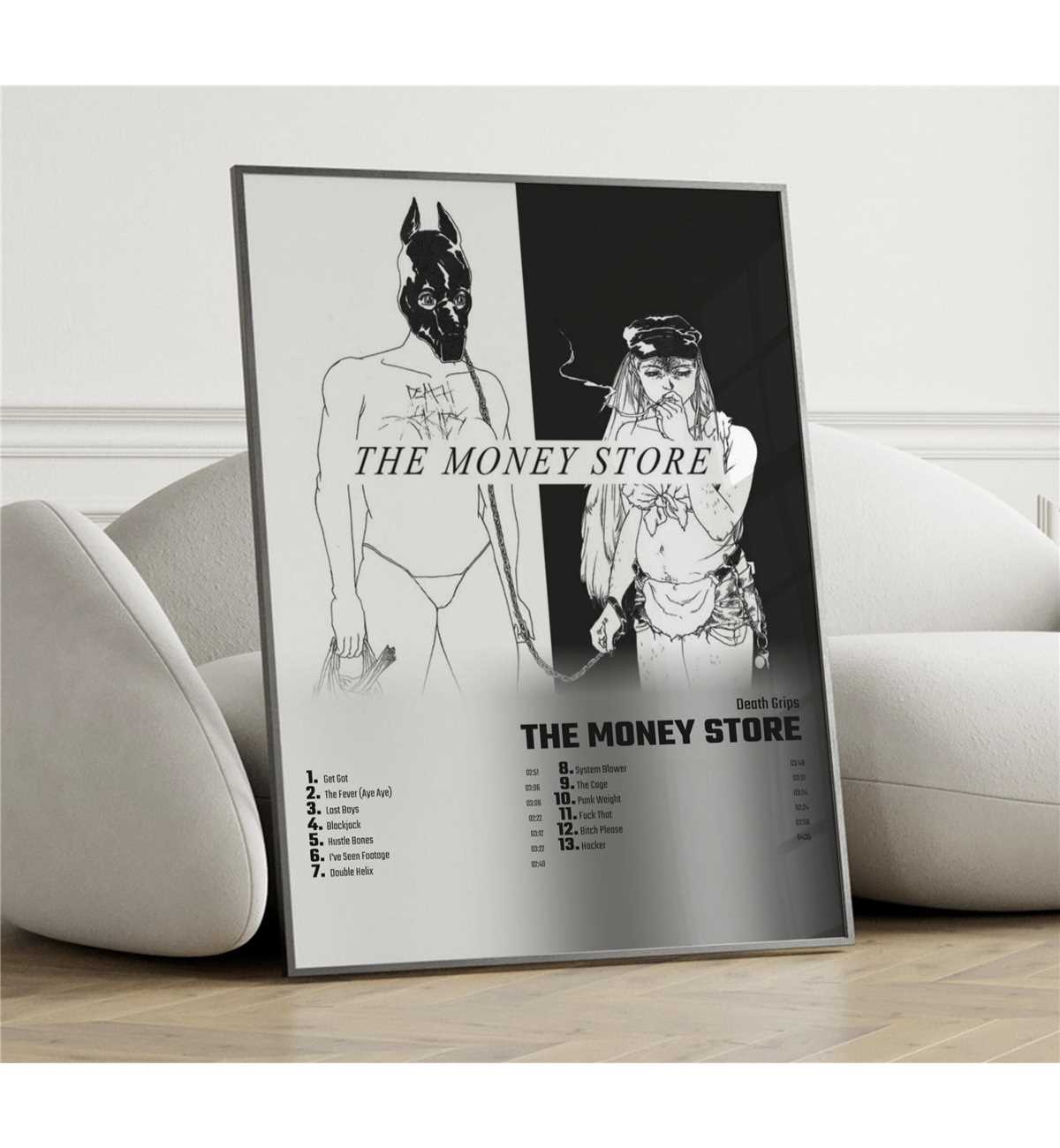 Death Grips - The Money Store Album Cover | Inspire Uplift