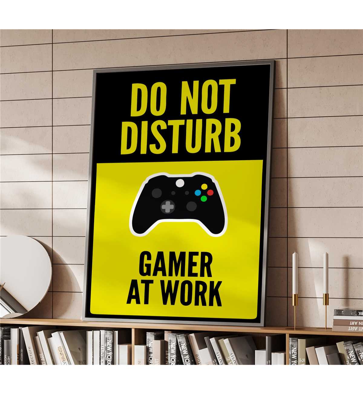 Do Not Disturb Gamer Poster | Home Decor | Inspire Uplift