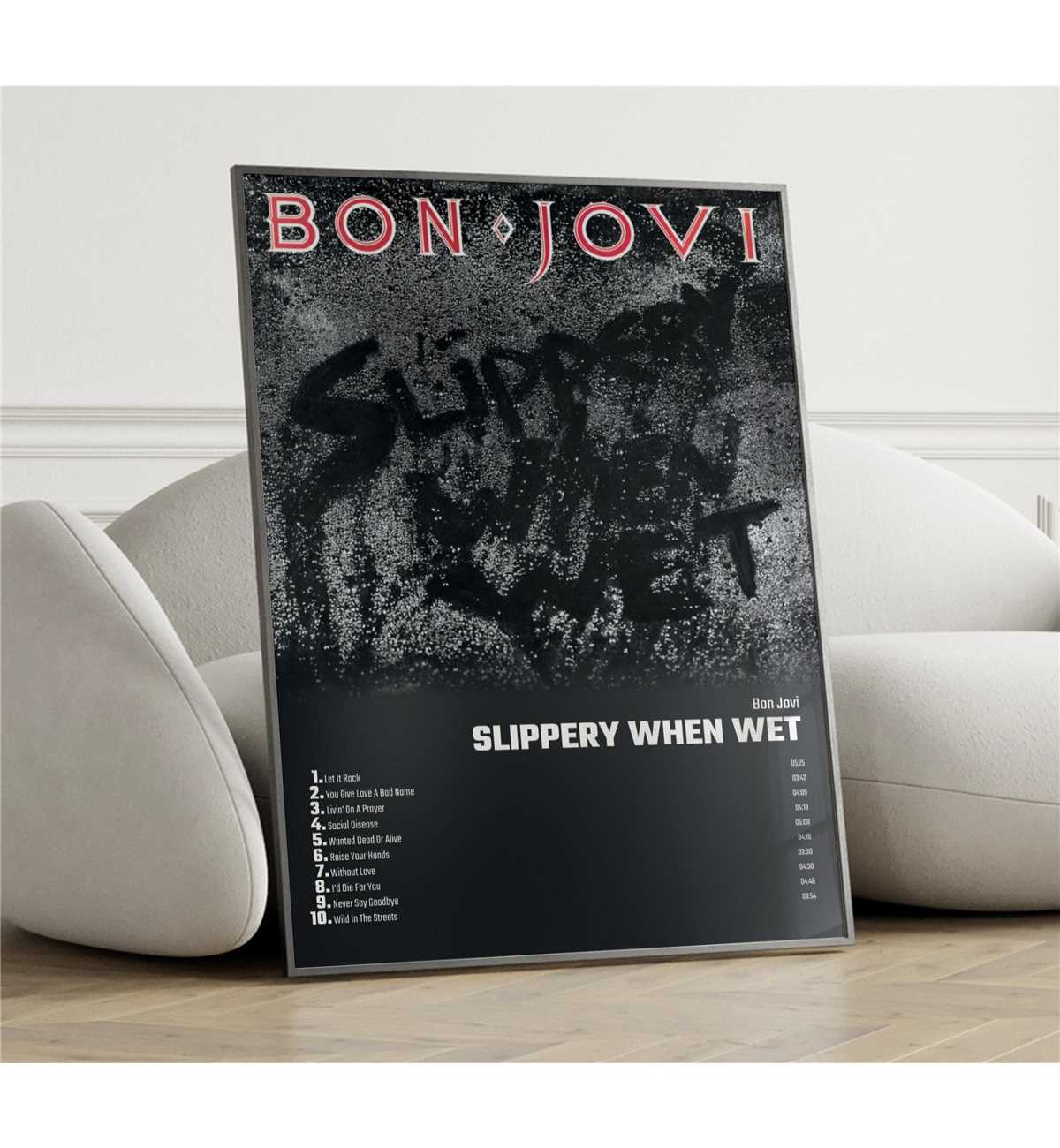 Bon Jovi - Slippery When Wet Album Cover | Inspire Uplift