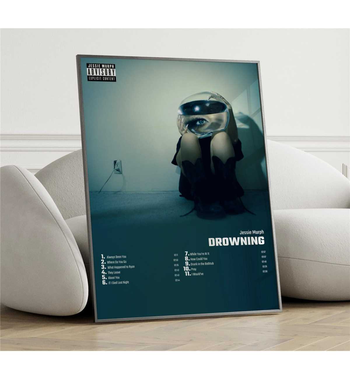 Jessie Murph - Drowning Album Cover Poster Wall | Inspire Uplift