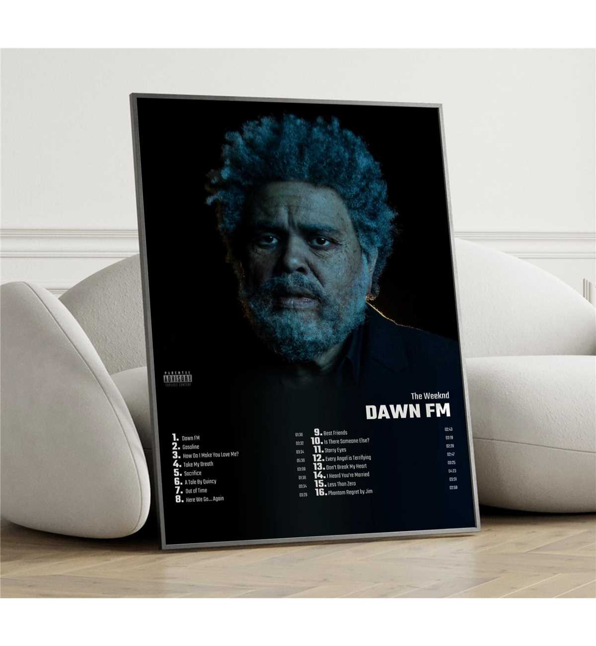 The Weeknd - Dawn Fm Album Cover Poster | Inspire Uplift