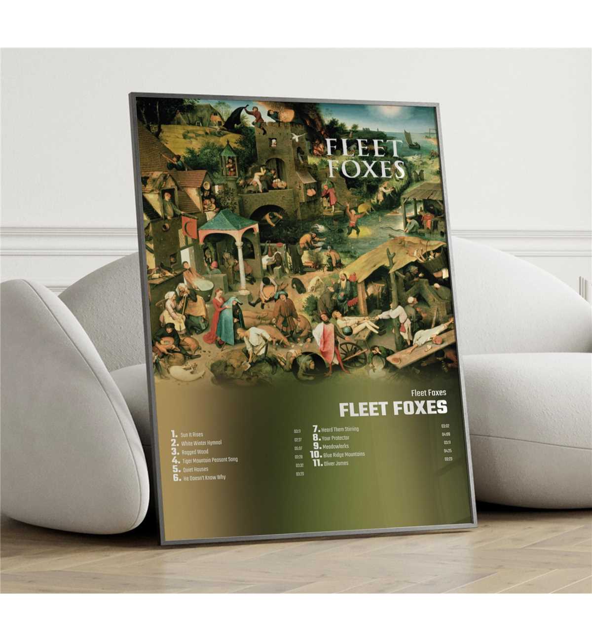 Fleet Foxes - Fleet Foxes Album Cover Poster - Inspire Uplift