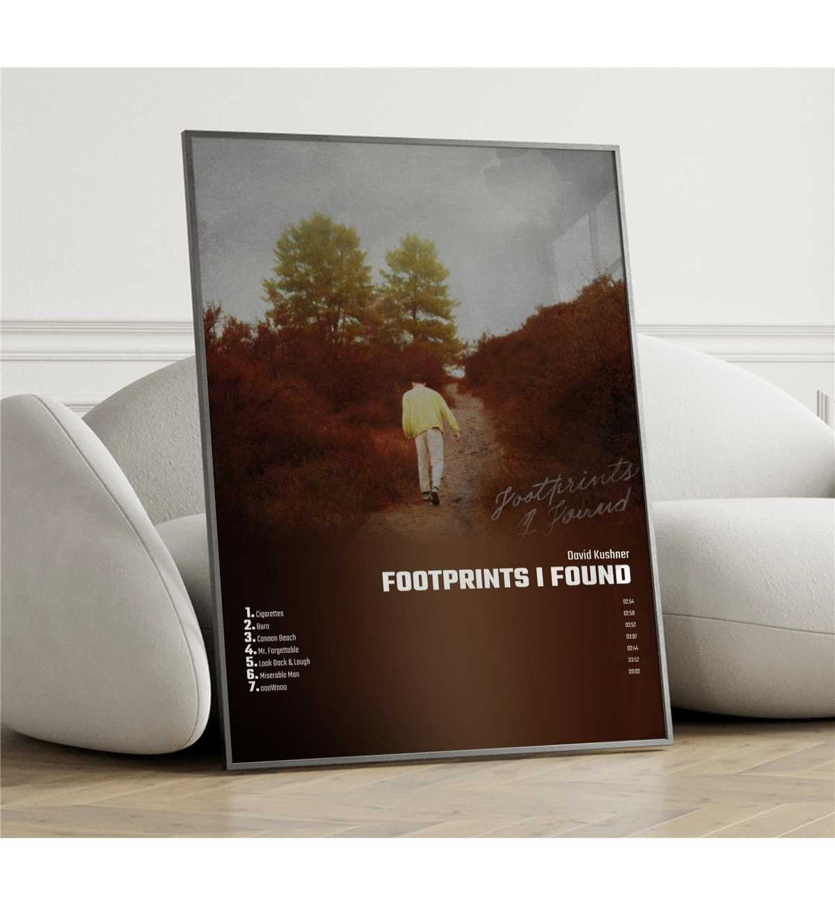 David Kushner - Footprints I Found Album Cover | Inspire Uplift