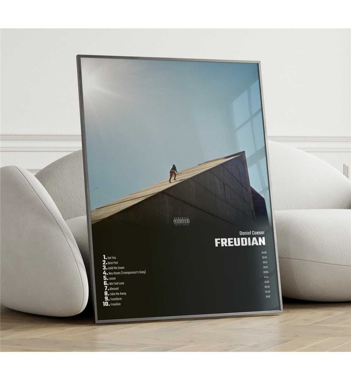 Daniel Caesar - Freudian Album Cover Poster Wall | Inspire Uplift