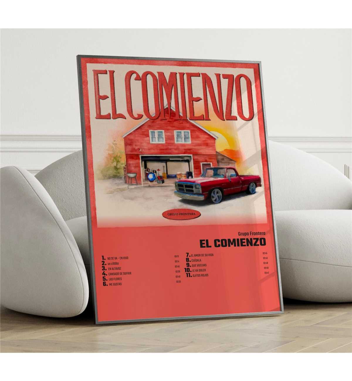 Grupo Frontera - El Comienzo Album Cover Poster | Inspire Uplift