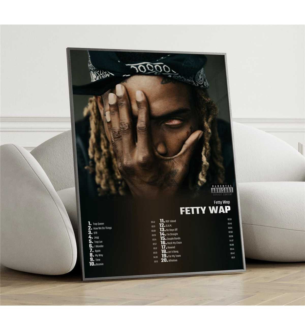 Fetty Wap - Fetty Wap Album Cover Poster | Inspire Uplift