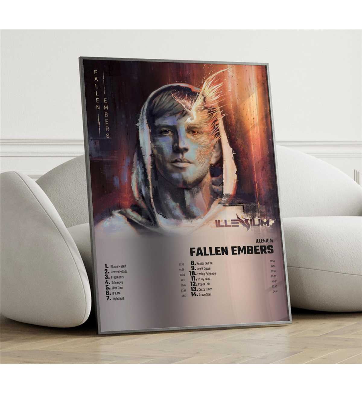 Illenium - Fallen Embers Album Cover Poster Wall | Inspire Uplift