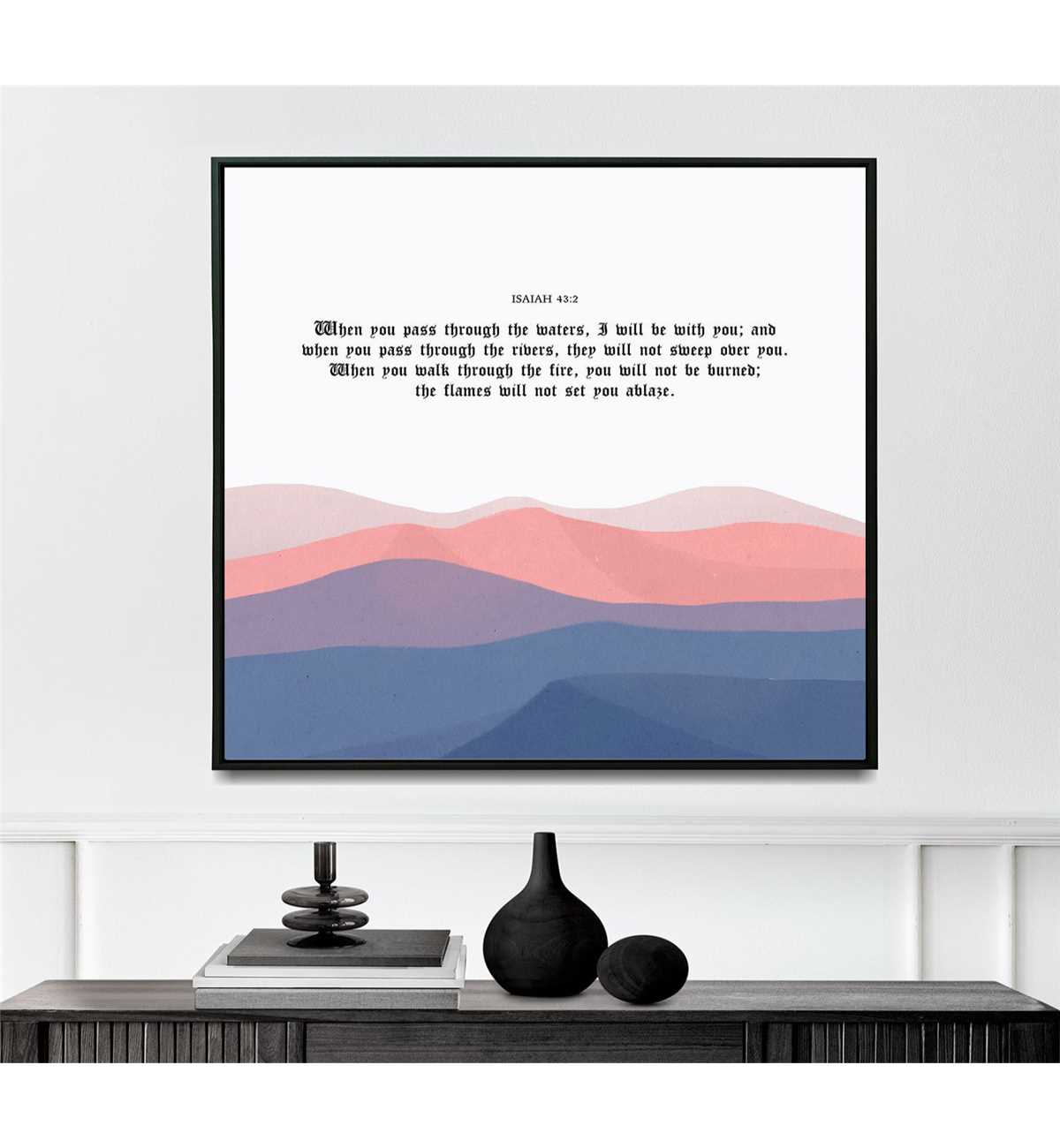 When you Pass Through Waters | Bible Verse | Inspire Uplift