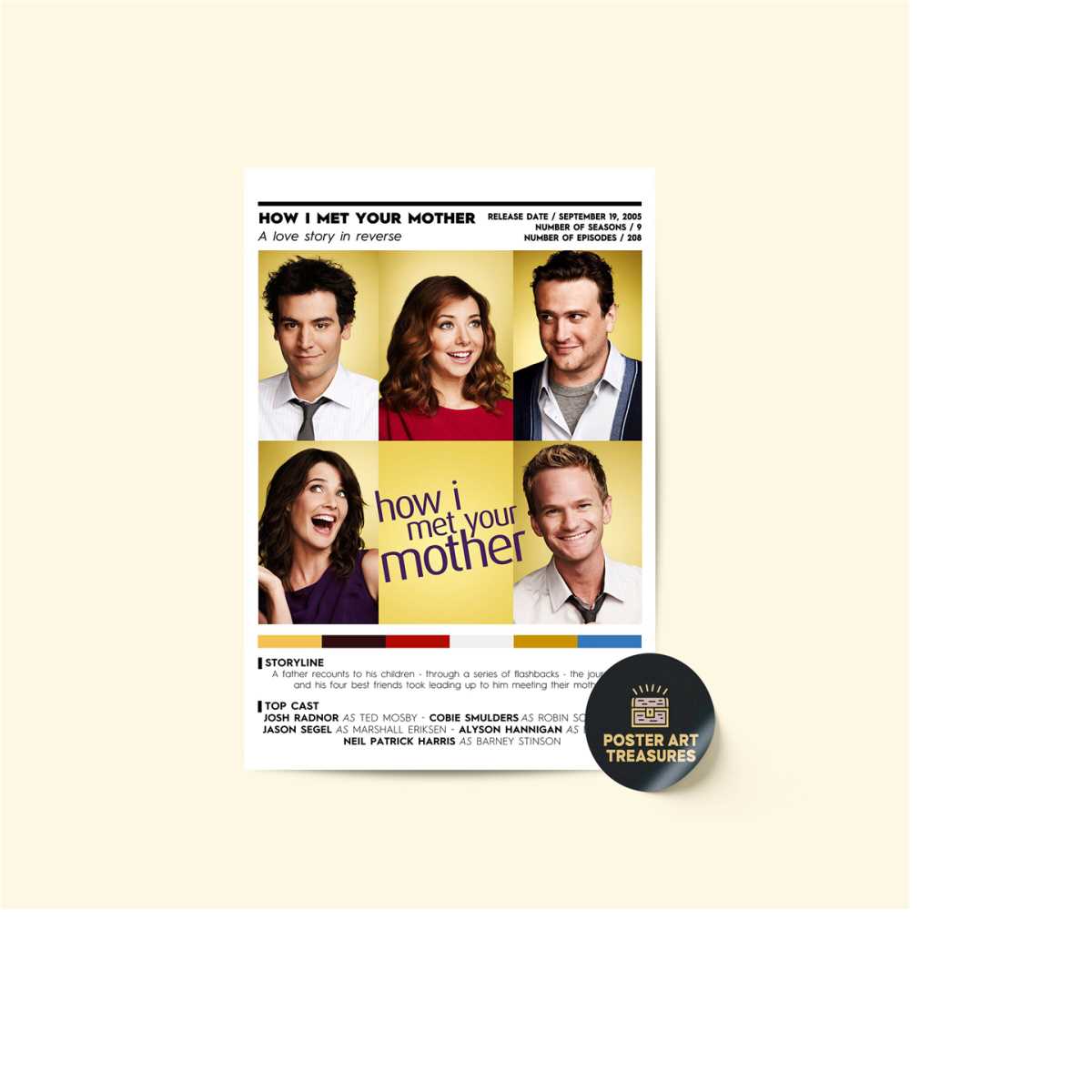 How I Met Your Mother TV Poster / HIMYM / TV Show Poster / P | Inspire ...