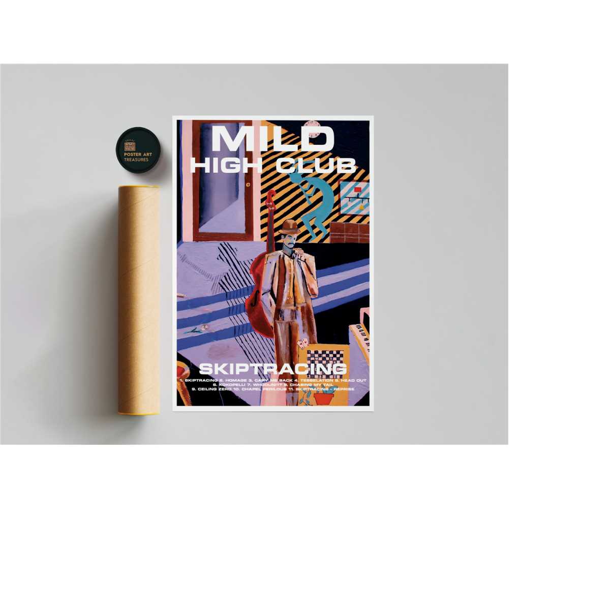 Mild High Club - Skiptracing Album Poster / Room Decor / Mus | Inspire ...