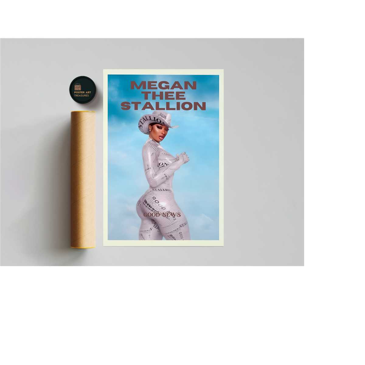 Megan Thee Stallion - Good News Album Poster / Room Decor / | Inspire ...