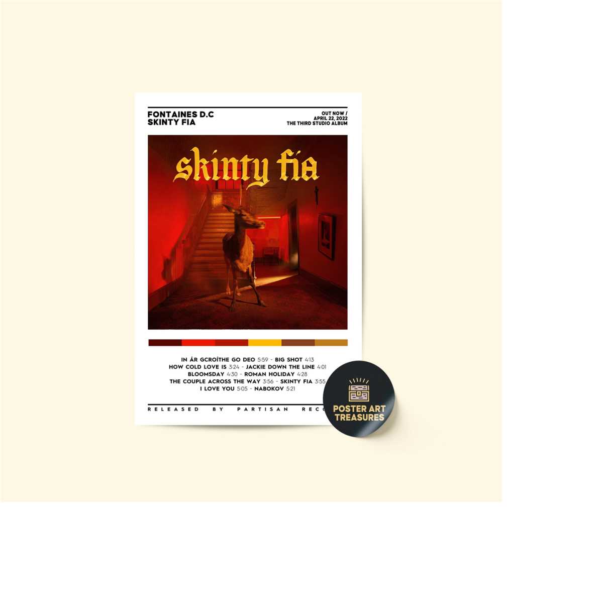 Fontaines D.C. - Skinty Fia Album Poster / Album Cover Poste | Inspire ...