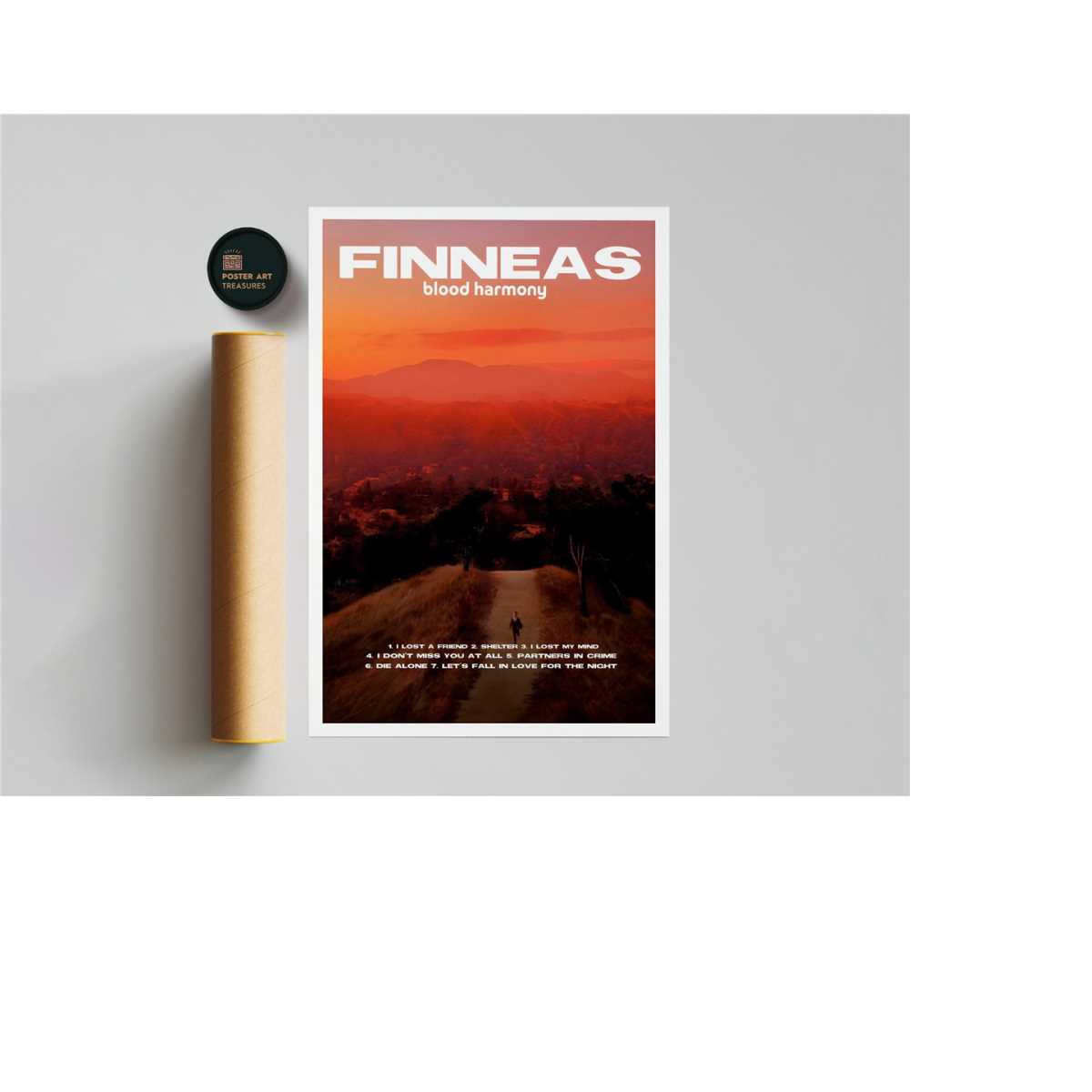 Finneas - Blood Harmony Album Poster / Room Decor / Music De | Inspire ...