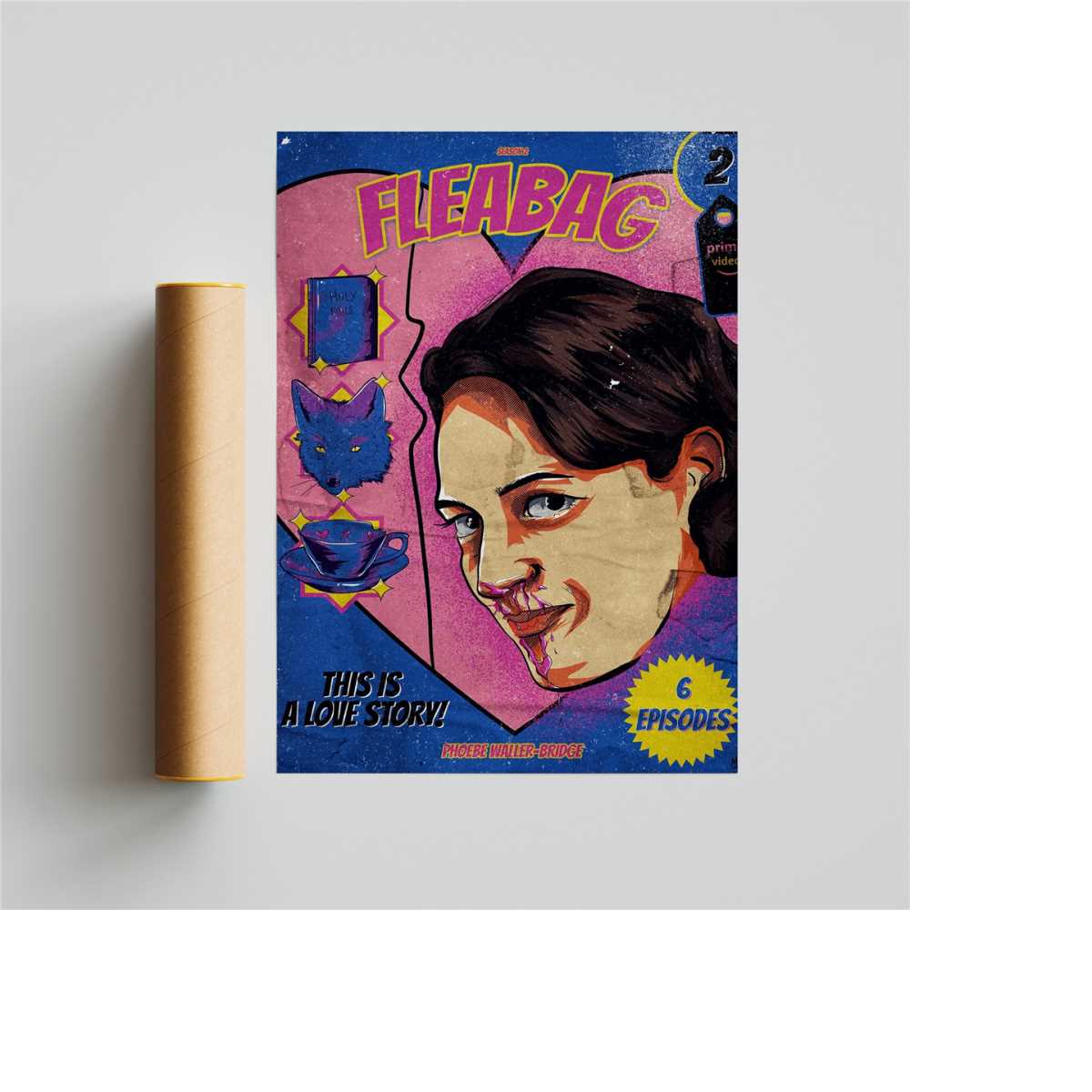 Fleabag Season 2 Retro Poster, Retro Style TV Show Poster, P | Inspire ...