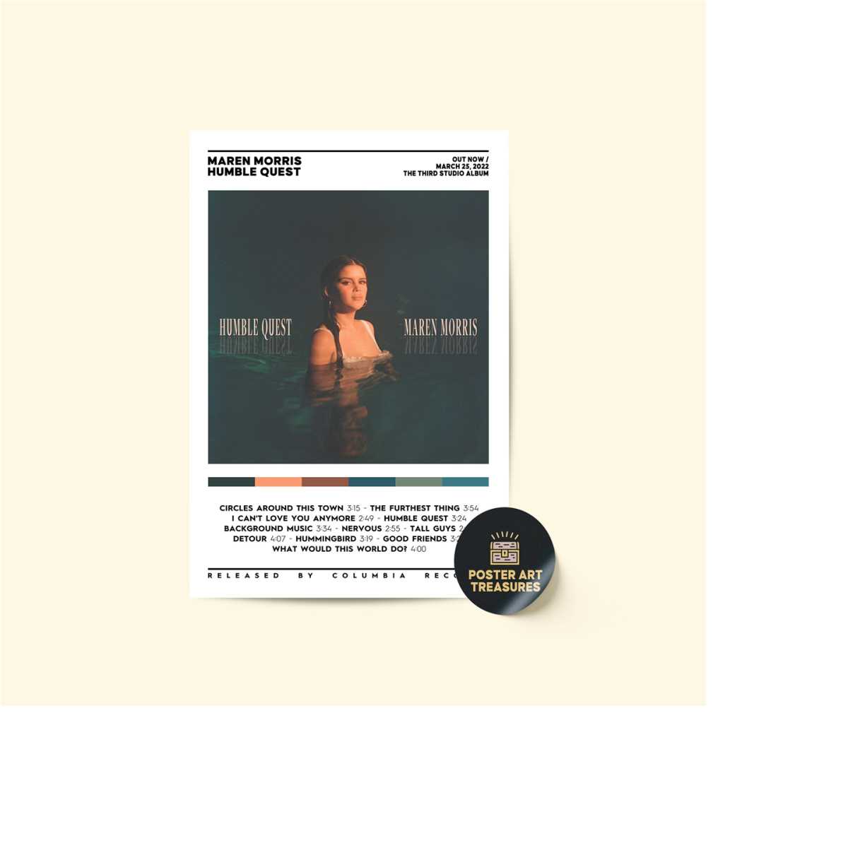 Maren Morris - Humble Quest Album Posters / Album Cover Post | Inspire ...