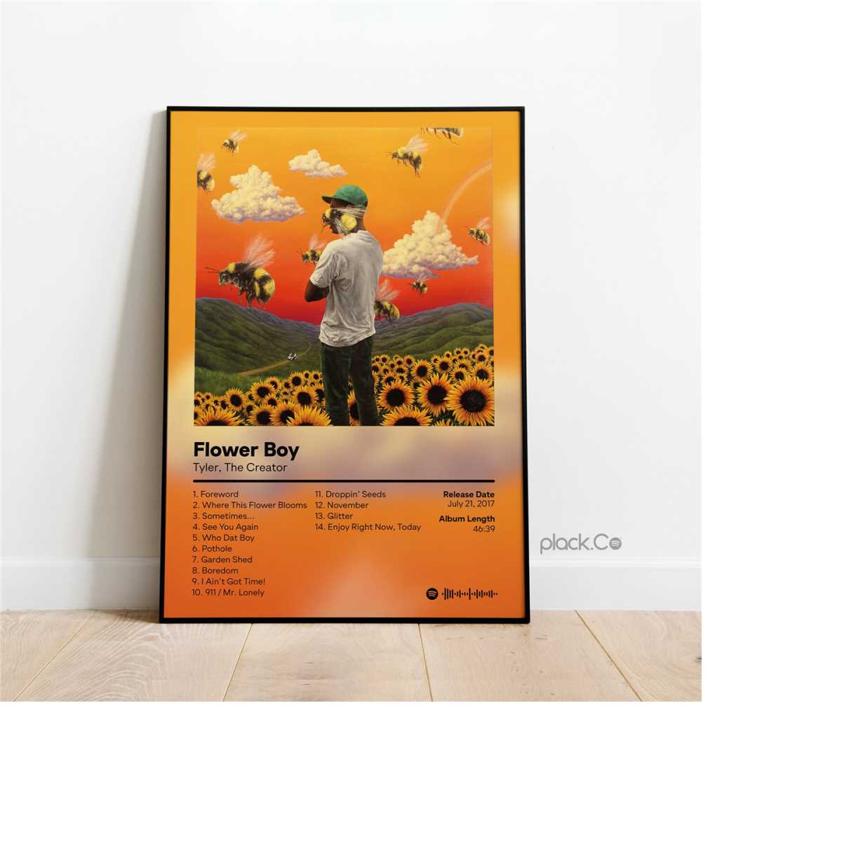 Tyler The Creator - Flower Boy - Custom Album Print - Tyler | Inspire ...