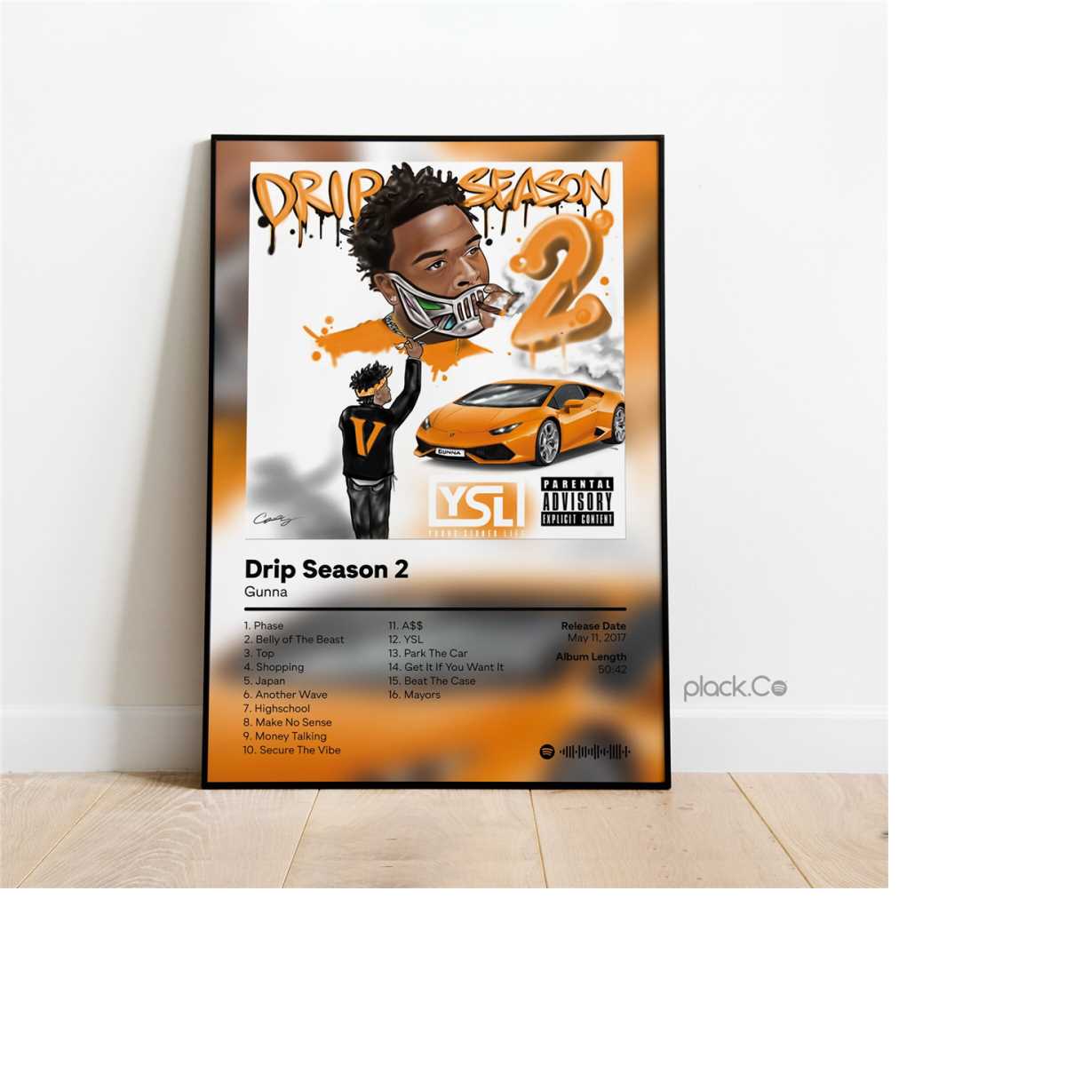 Gunna - Drip Season 2 - Custom Album Cover - Gunna Poster - | Inspire ...
