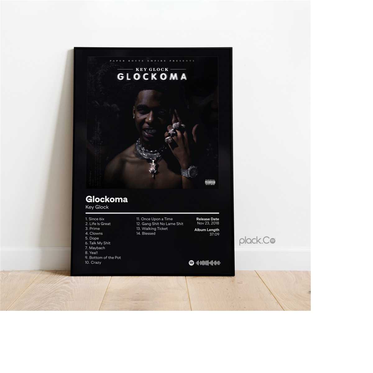 Key Glock - Glockoma - Custom Album Poster - Hip Hop Print - | Inspire ...