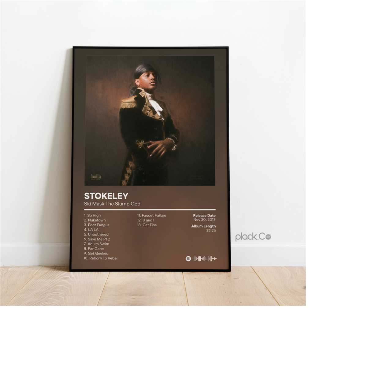 Ski Mask The Slump God - Stokeley - Custom Album Poster - Hi | Inspire ...