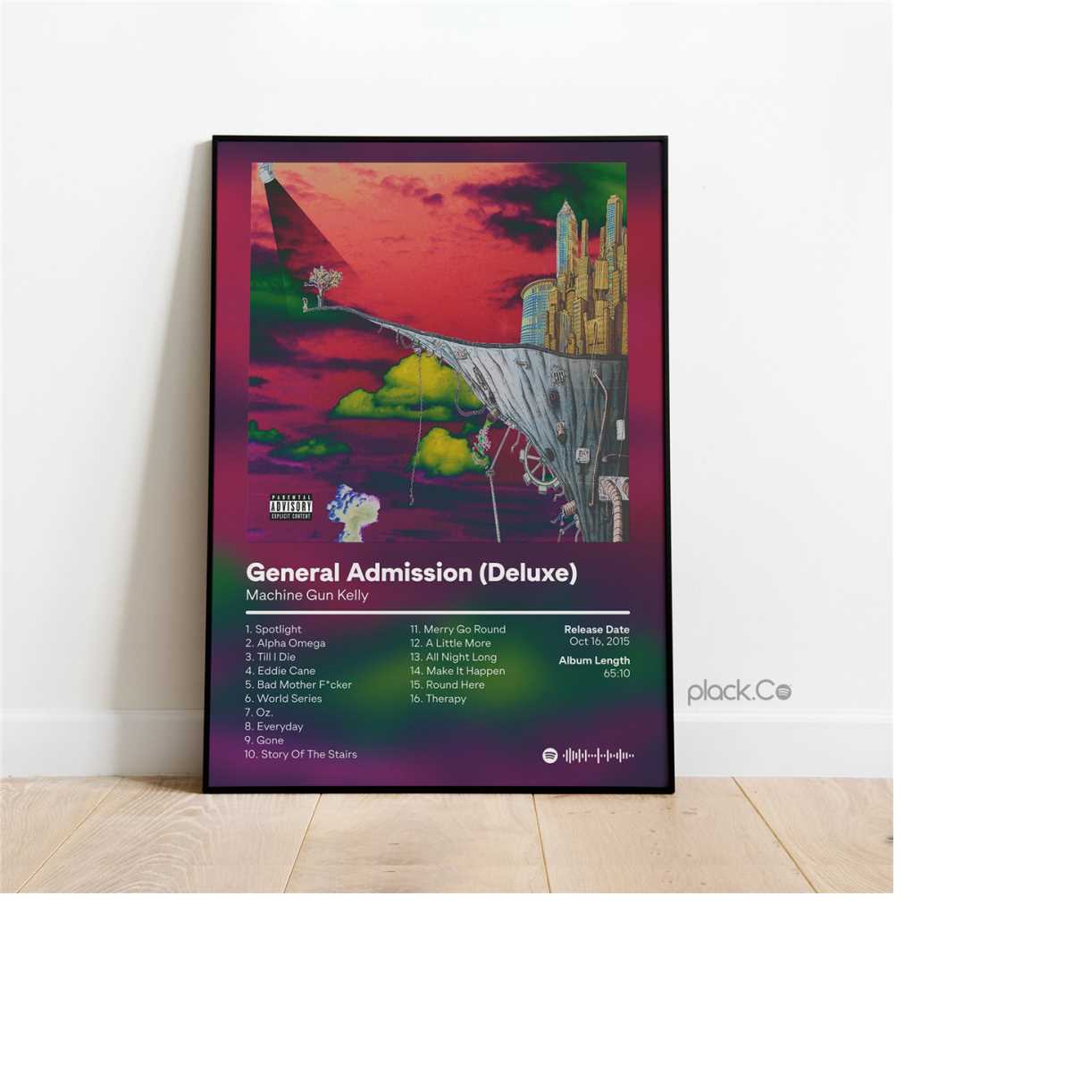 Machine Gun Kelly - General Admission - Custom Album Print - | Inspire ...