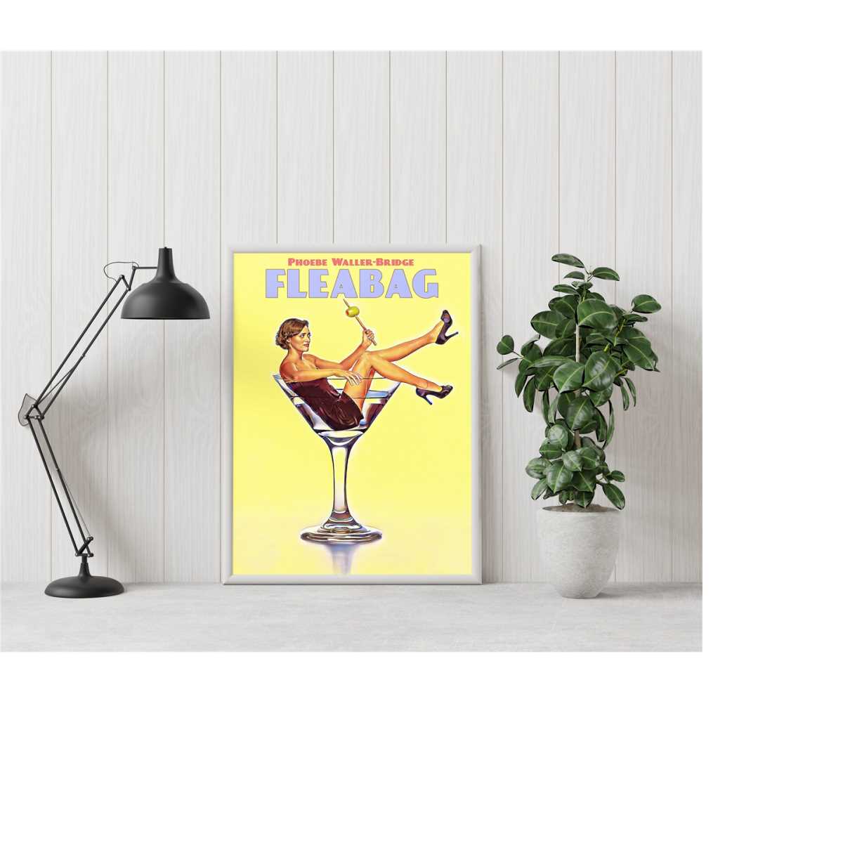 Fleabag Poster - Phoebe Waller-Bridge - Minimalist Tv Series - Inspire Uplift