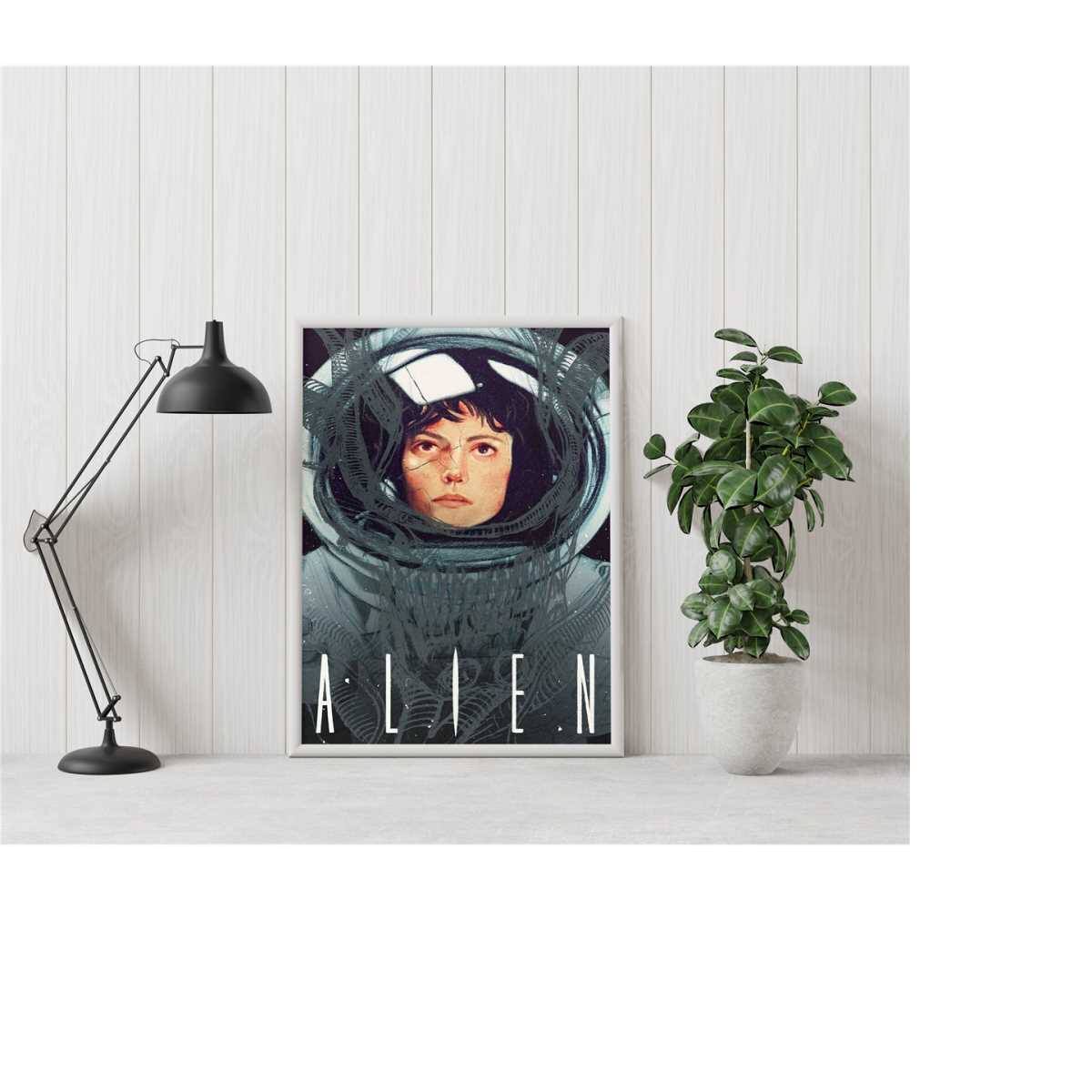 Alien Poster - Alien - Ridley Scott - Minimalist Movie Poste - Inspire ...