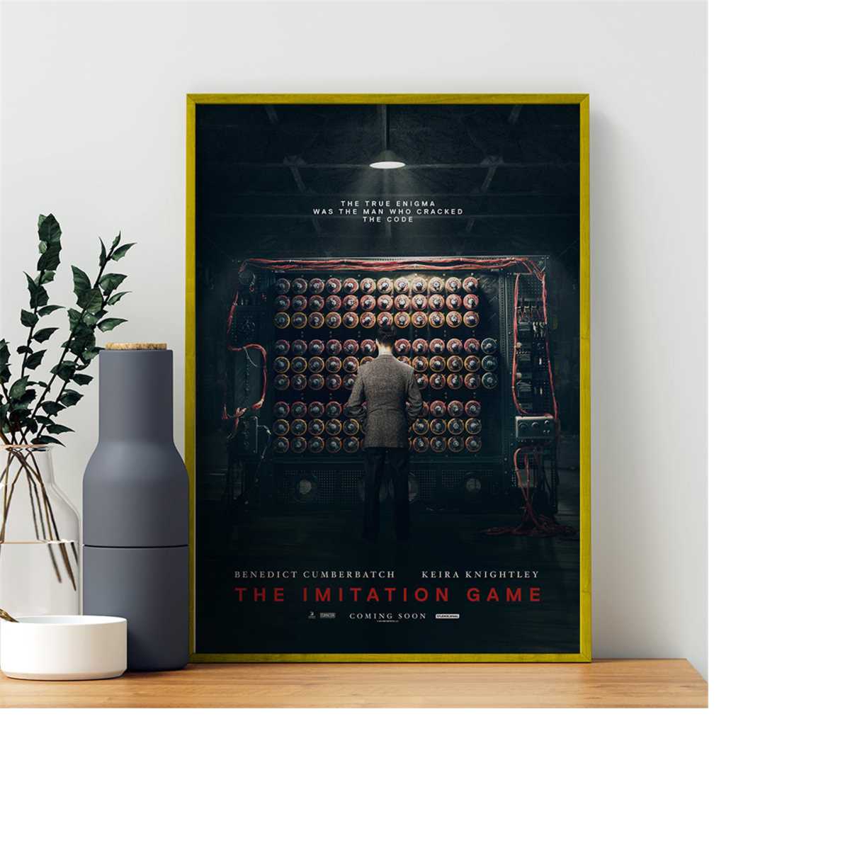 The Imitation Game Movie Poster - High quality canvas art pr | Inspire ...