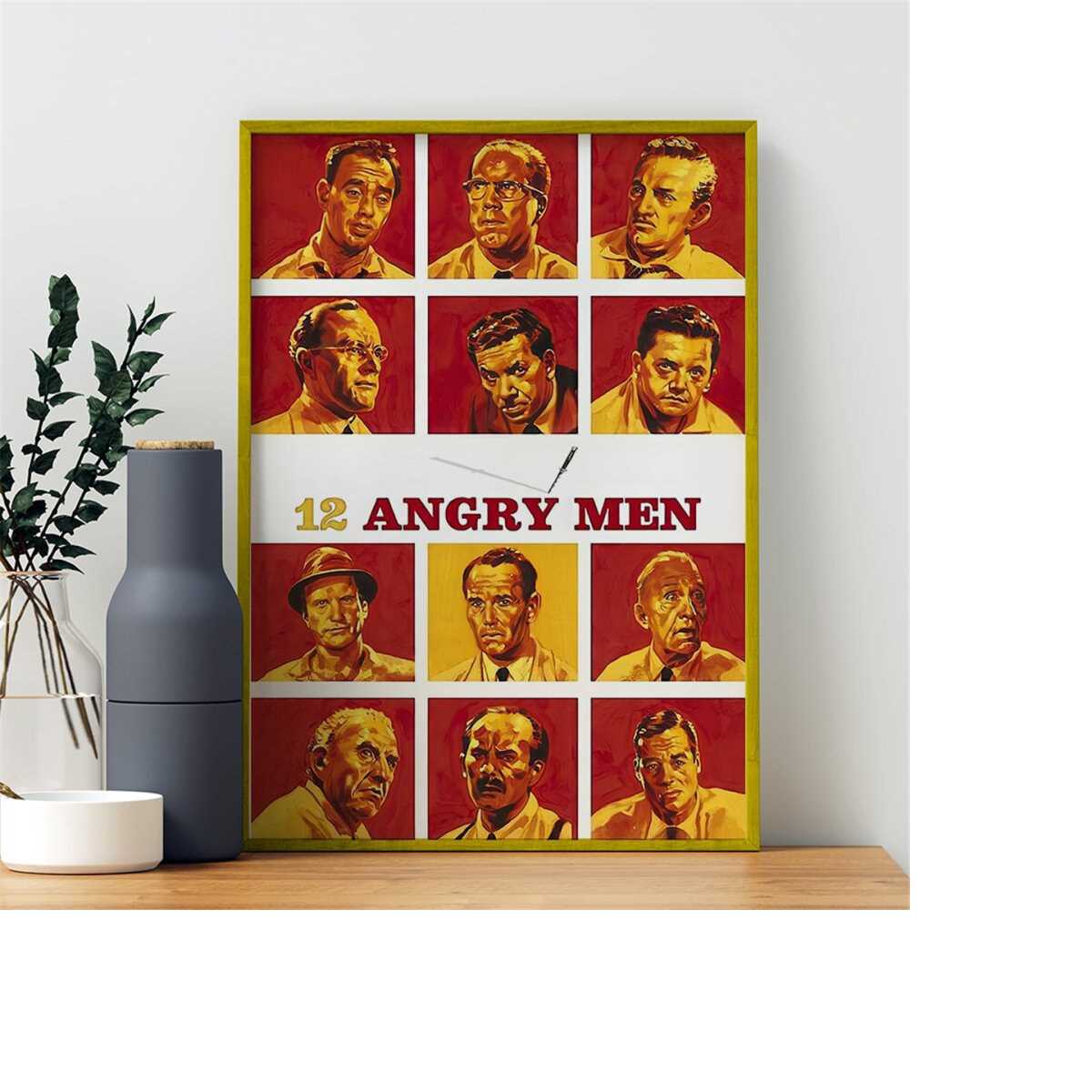 12 Angry Men Movie Poster - High quality canvas art print - | Inspire ...