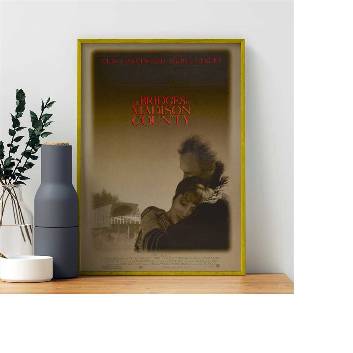 The Bridges of Madison County Movie Poster - High Quality Ca | Inspire ...
