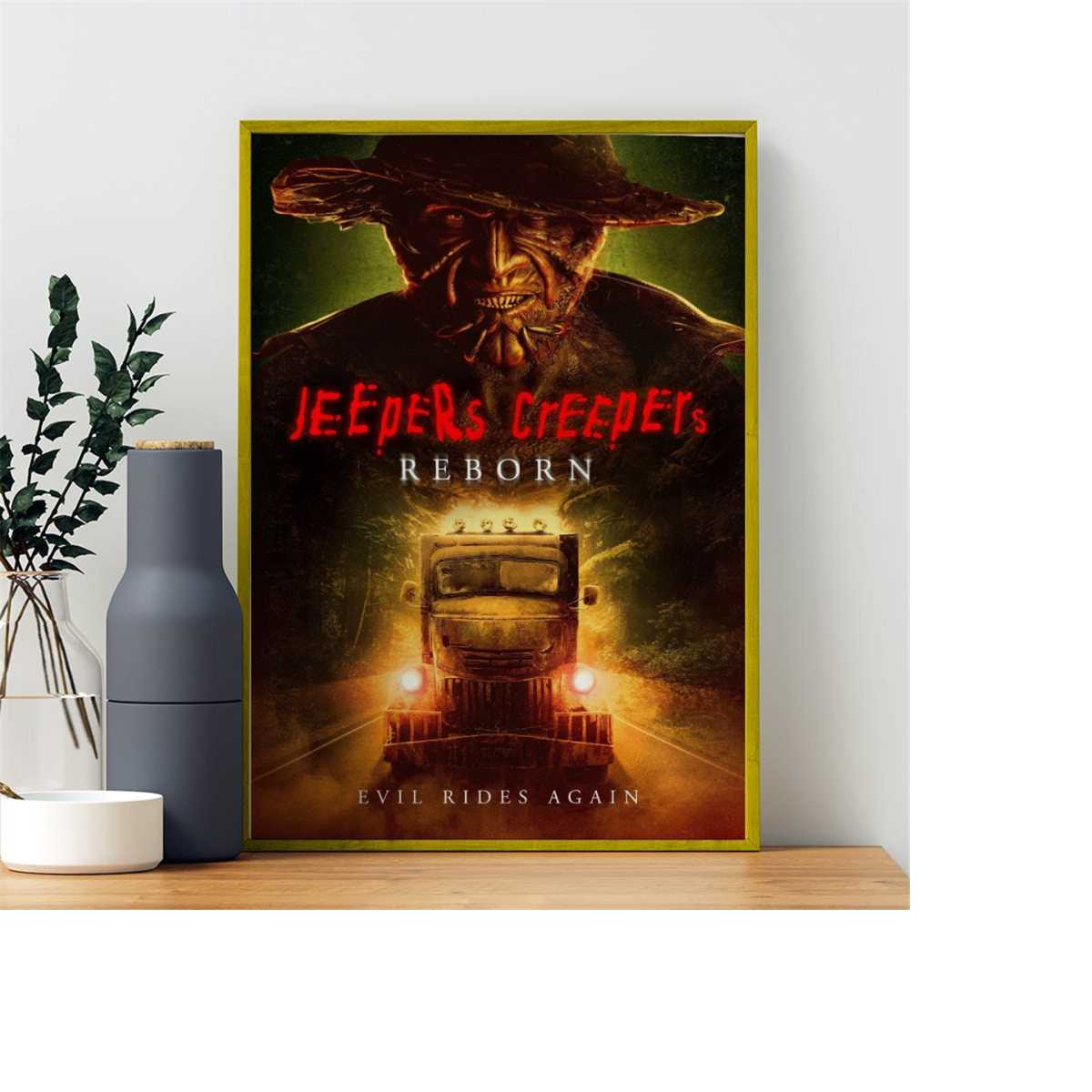 Jeepers Creepers Reborn Movie Poster, Canvas Wall Posters An | Inspire Uplift