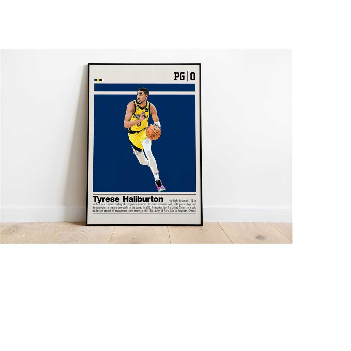 Digital Poster of Tyrese Haliburton Poster for Sports Fan Wa | Inspire ...