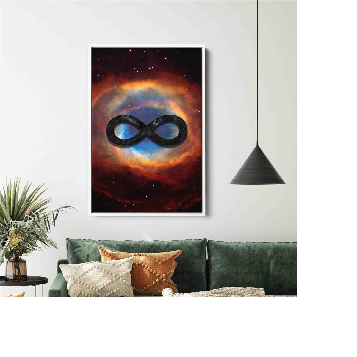 Infinity Symbol Canvas, GALAXYARTWORK, Inspiring Wall Art, S - Inspire ...