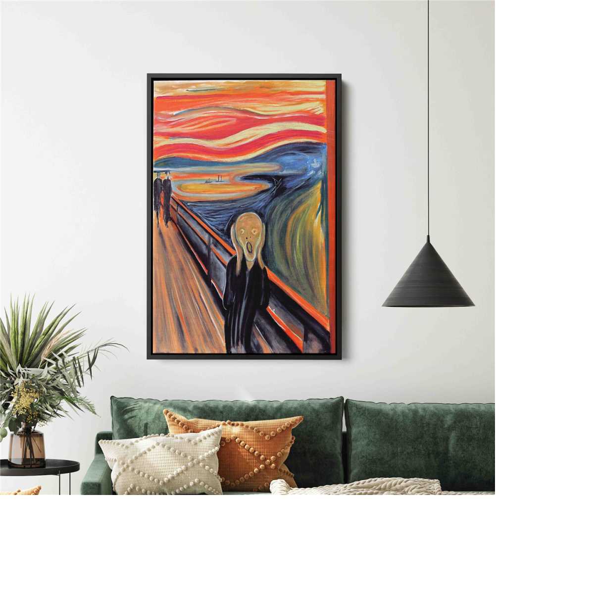 The Scream Painting Canvas, The Scream Art, Edvard Munch Can | Inspire ...