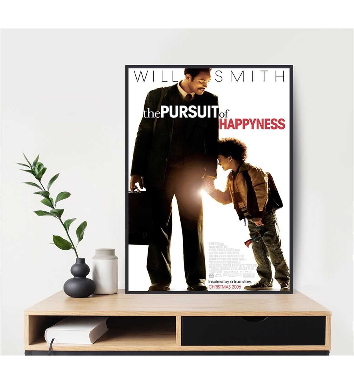 The Pursuit of Happyness Movie Poster Art Wall | Inspire Uplift