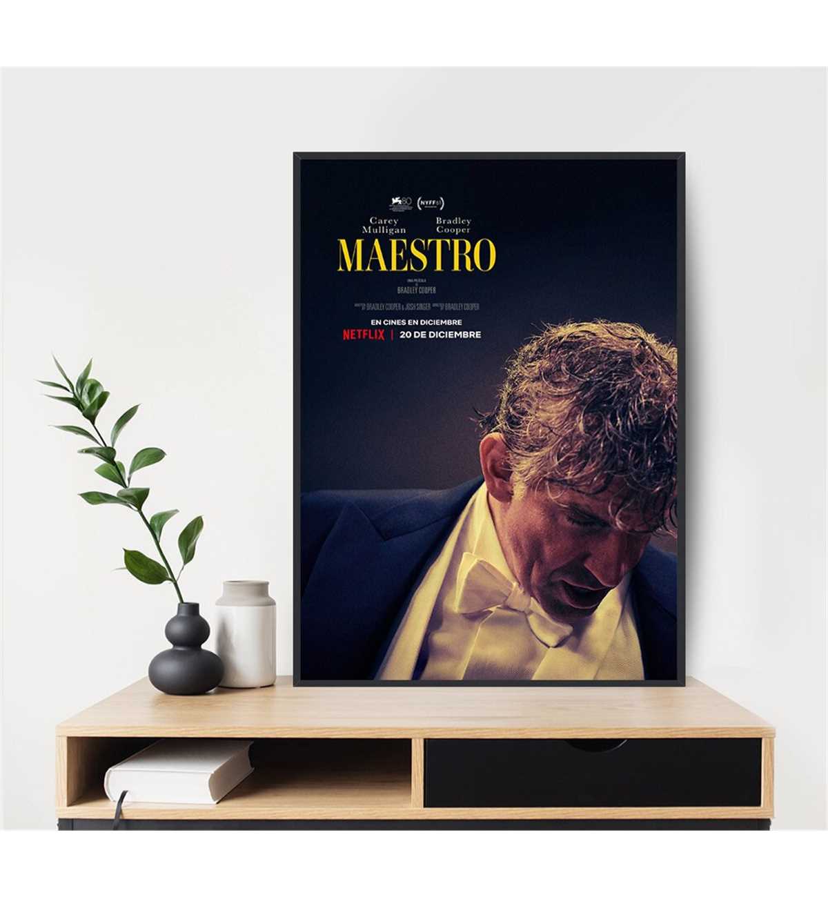 Maestro Bradley Cooper 2023 Movie Poster Film Print | Inspire Uplift