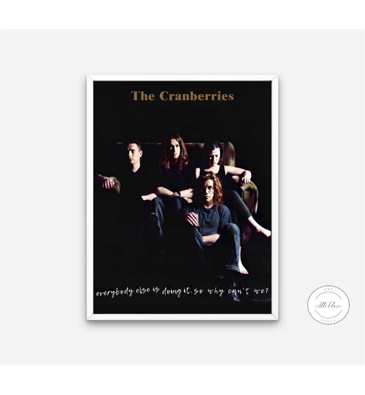 The Cranberries Poster INSTANT DOWNLOAD, Vintage Poster, Alt - Inspire ...