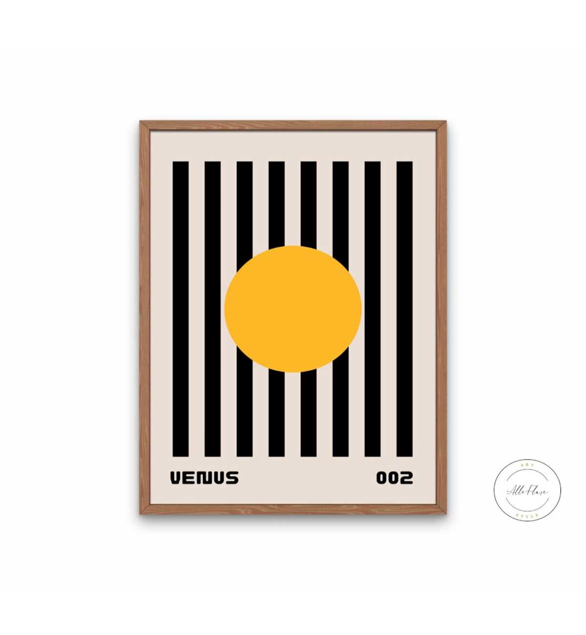 Venus poster INSTANT DOWNLOAD, solar system poster, indie - Inspire Uplift