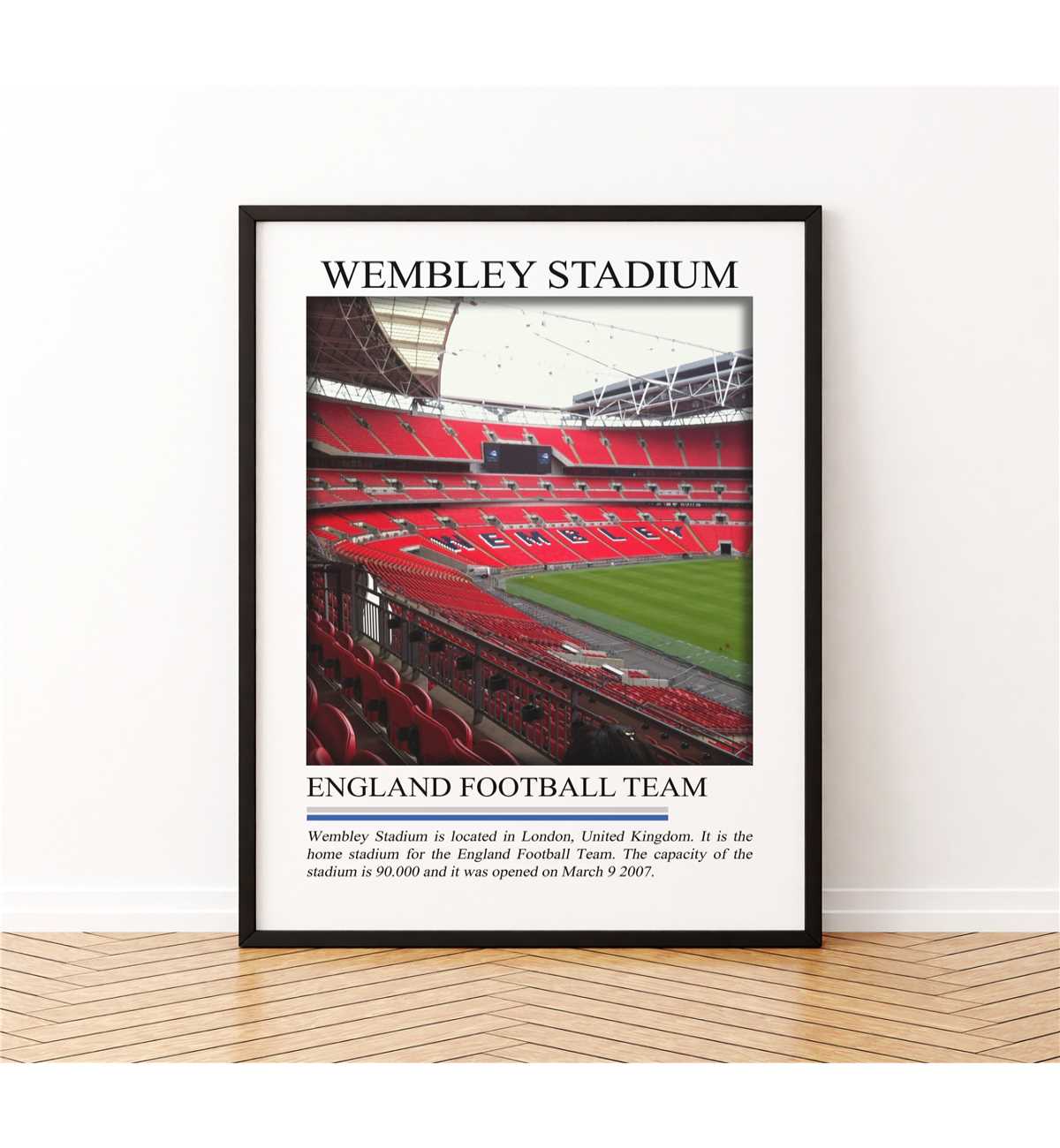 Wembley Stadium Canvas Poster | Wembley Stadium Poster - Inspire Uplift