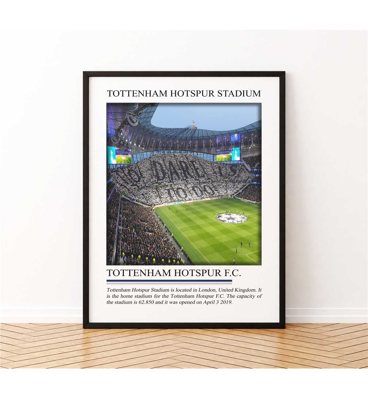 Tottenham Hotspur Stadium Canvas Poster | Tottenham Hotspur | Inspire ...