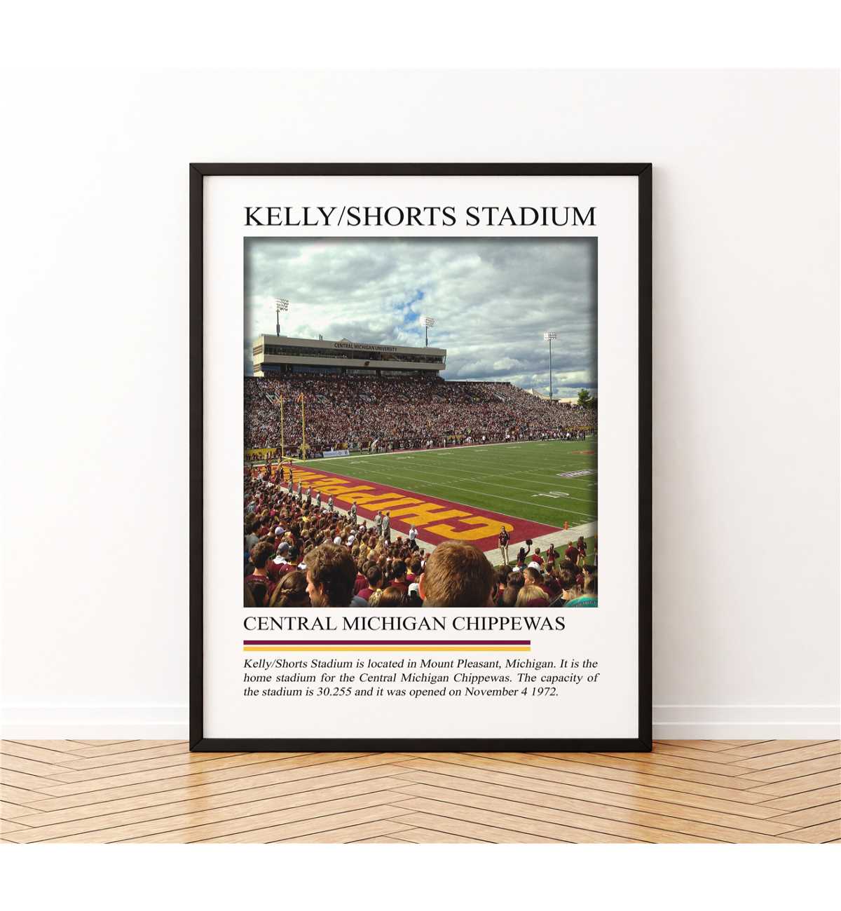 Kelly Shorts Stadium Print | Kelly Shorts Poster - Inspire Uplift