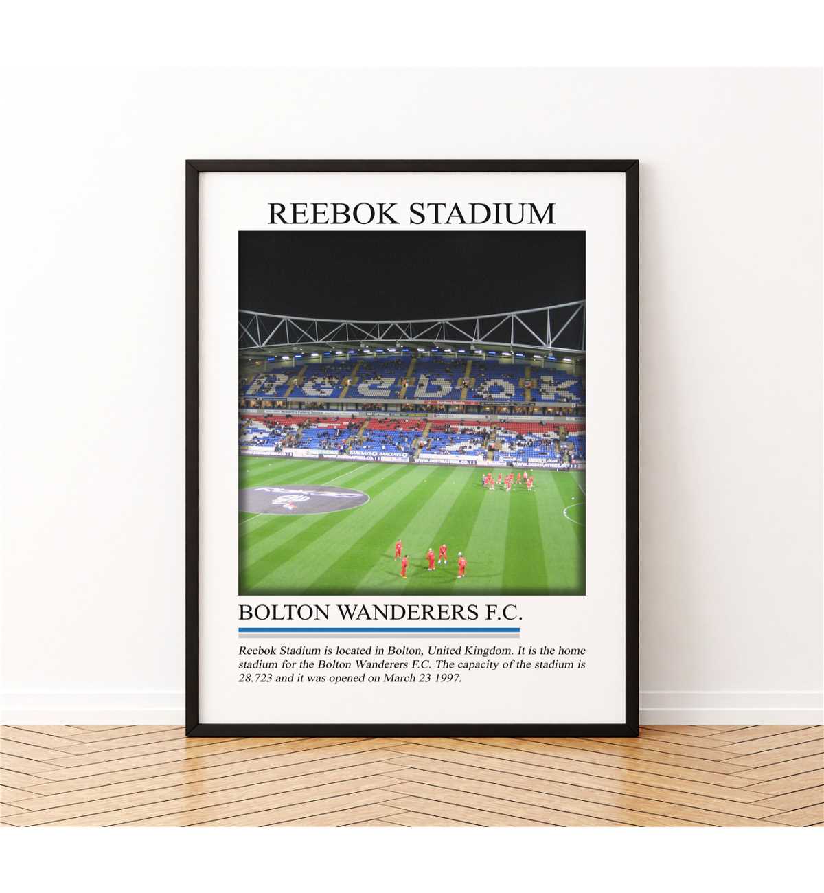 Reebok Stadium Canvas Poster | Reebok Stadium Poster | Inspire Uplift
