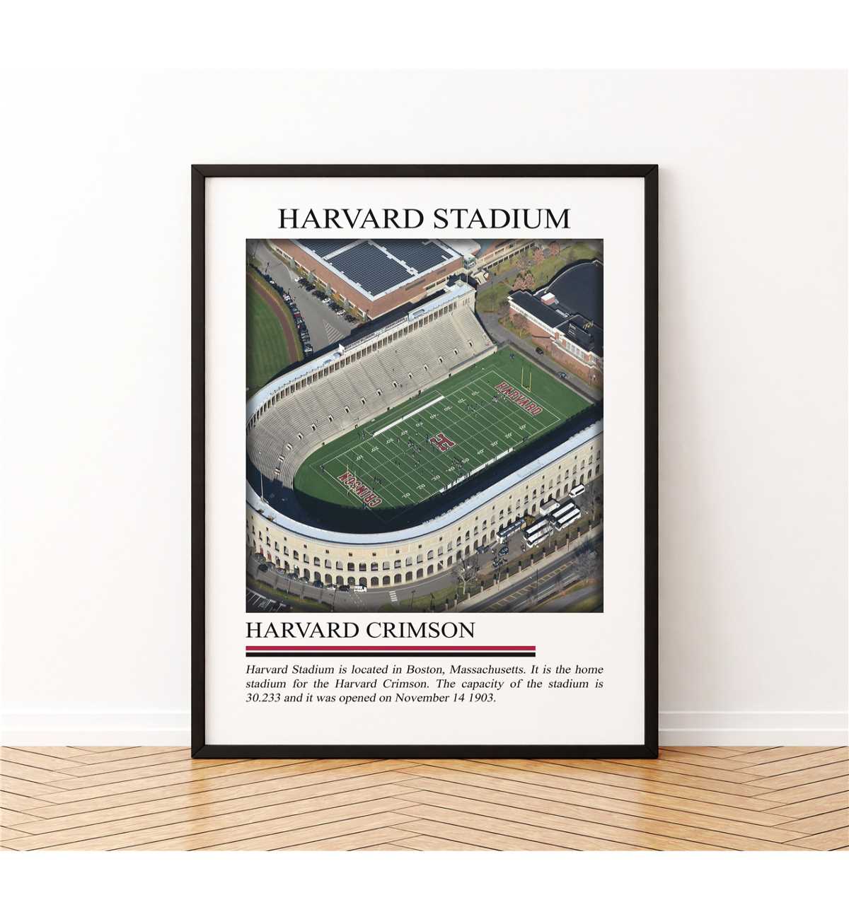 Harvard Stadium Print | Harvard Stadium Poster | | Inspire Uplift