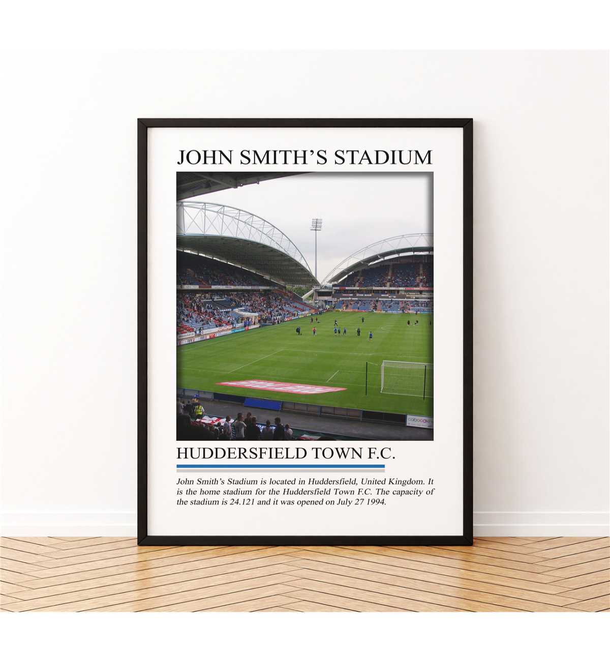 Kirklees Stadium Poster | John Smiths Stadium Print | Inspire Uplift