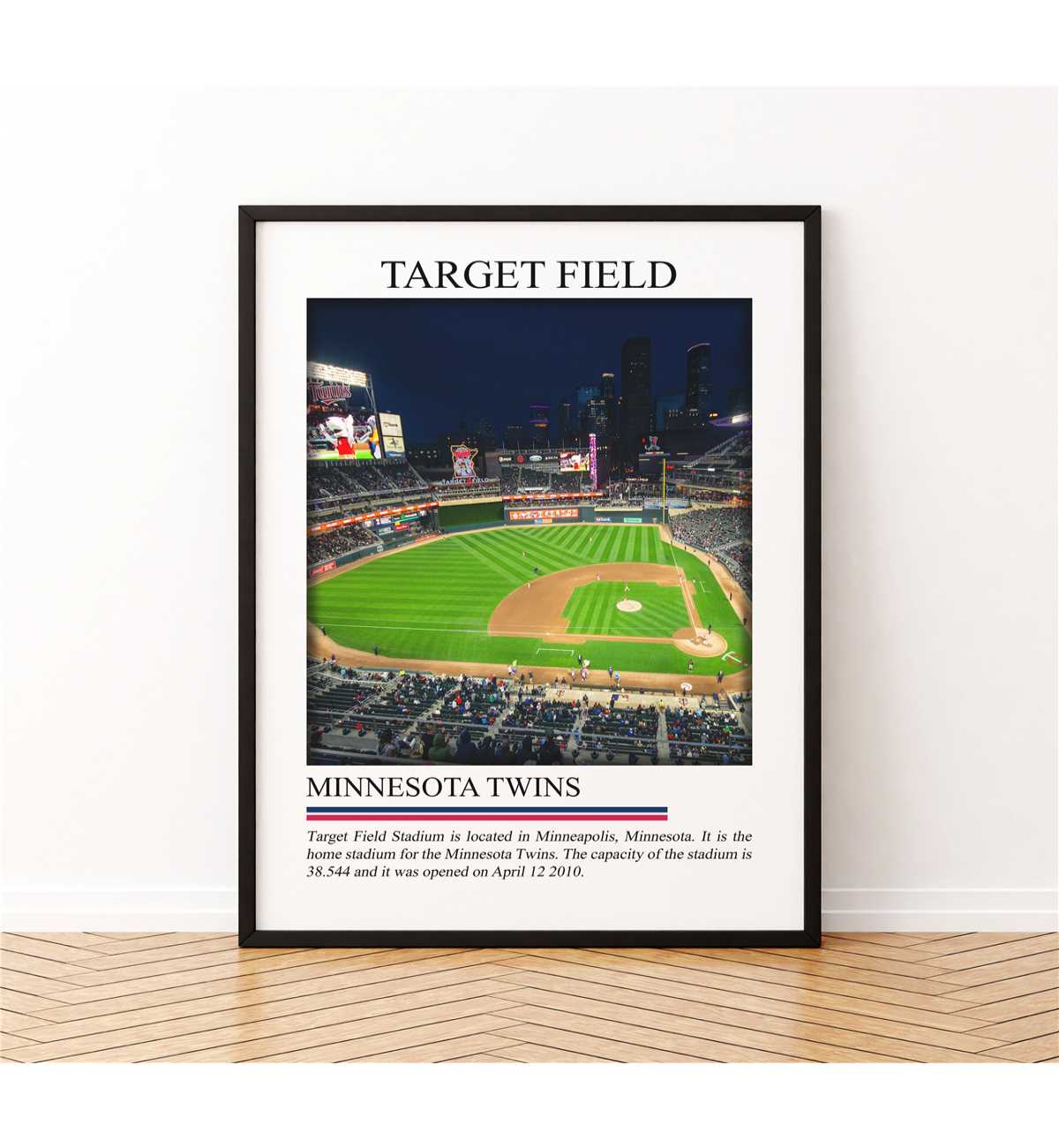 Target Field Poster Wall Art | Stadium Canvas - Inspire Uplift