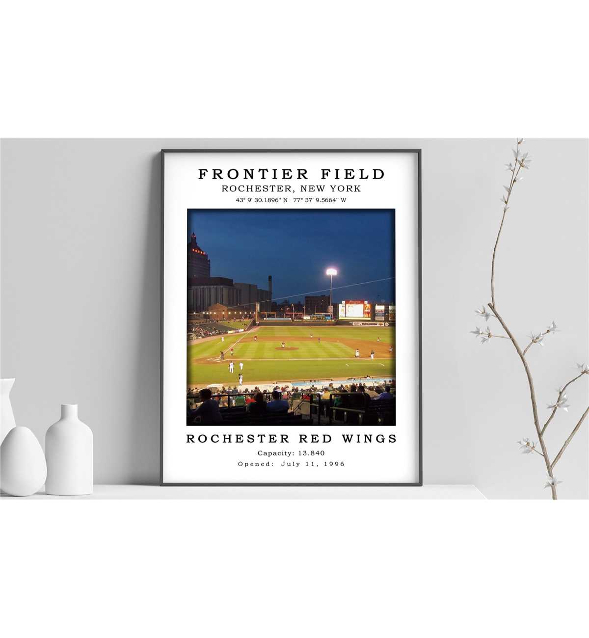 Frontier Field Stadium Canvas | Frontier Field Print | Inspire Uplift