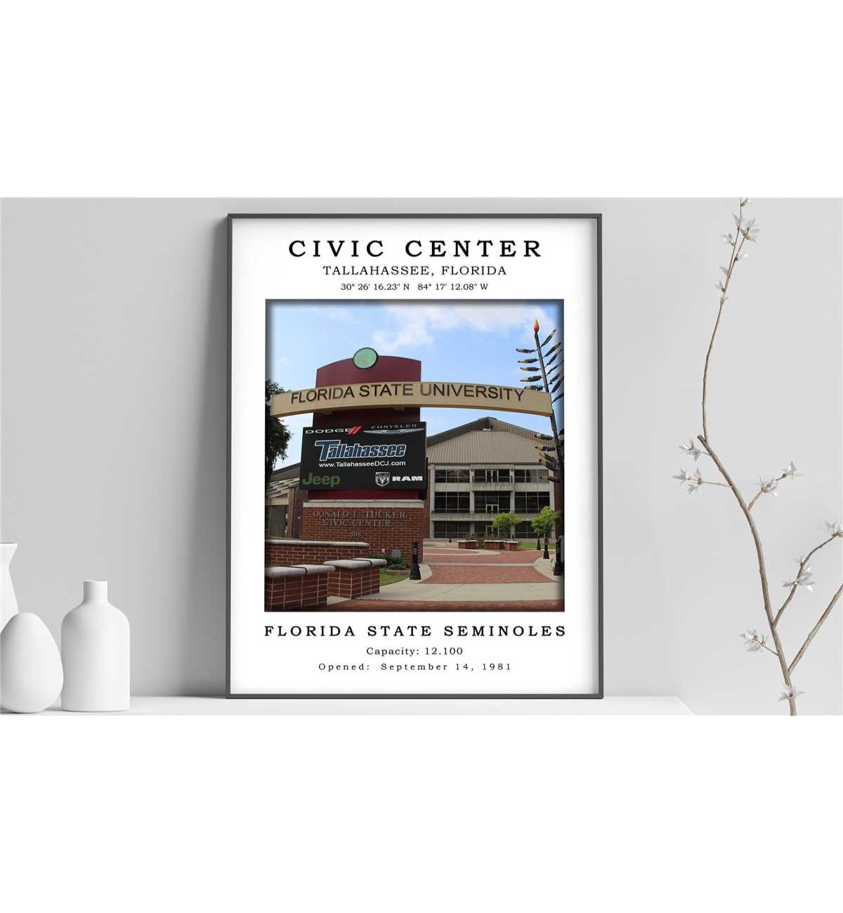 Civic Center Stadium Canvas | Civic Center Poster - Inspire Uplift