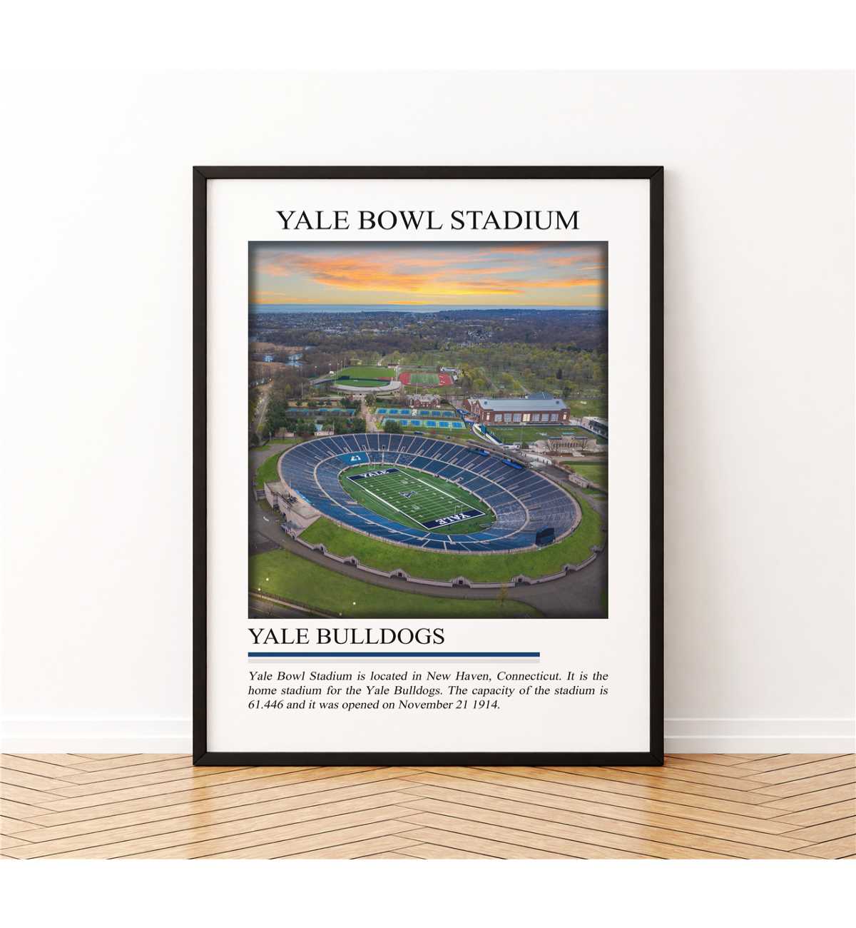 Yale Bowl Stadium Print | Yale Bowl Canvas | Inspire Uplift