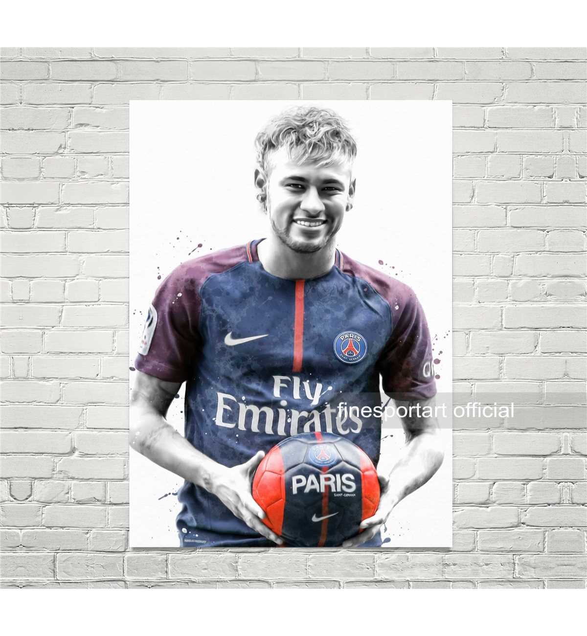 Sport Poster, Canvas, Football print, soccer wall decor, | Inspire Uplift